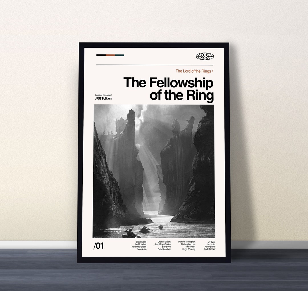 The Fellowship of the Ring Poster, the Fellowship of the Ring Print ...