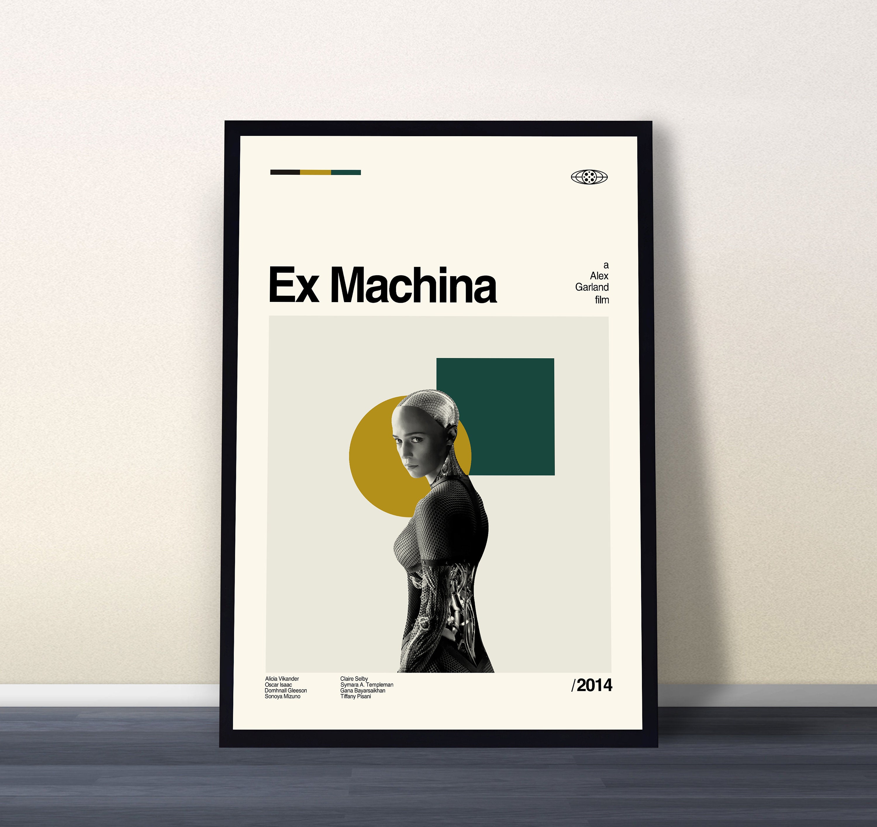 EX Machina Poster, EX Machina Movie Poster, Retro Movie Poster, Vintage ...
