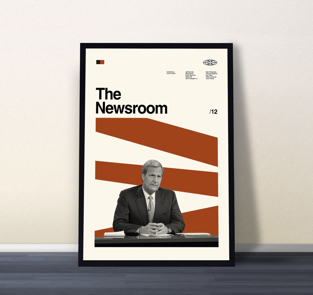 The Newsroom Poster the Newsroom Vintage the Newsroom Movie - Etsy