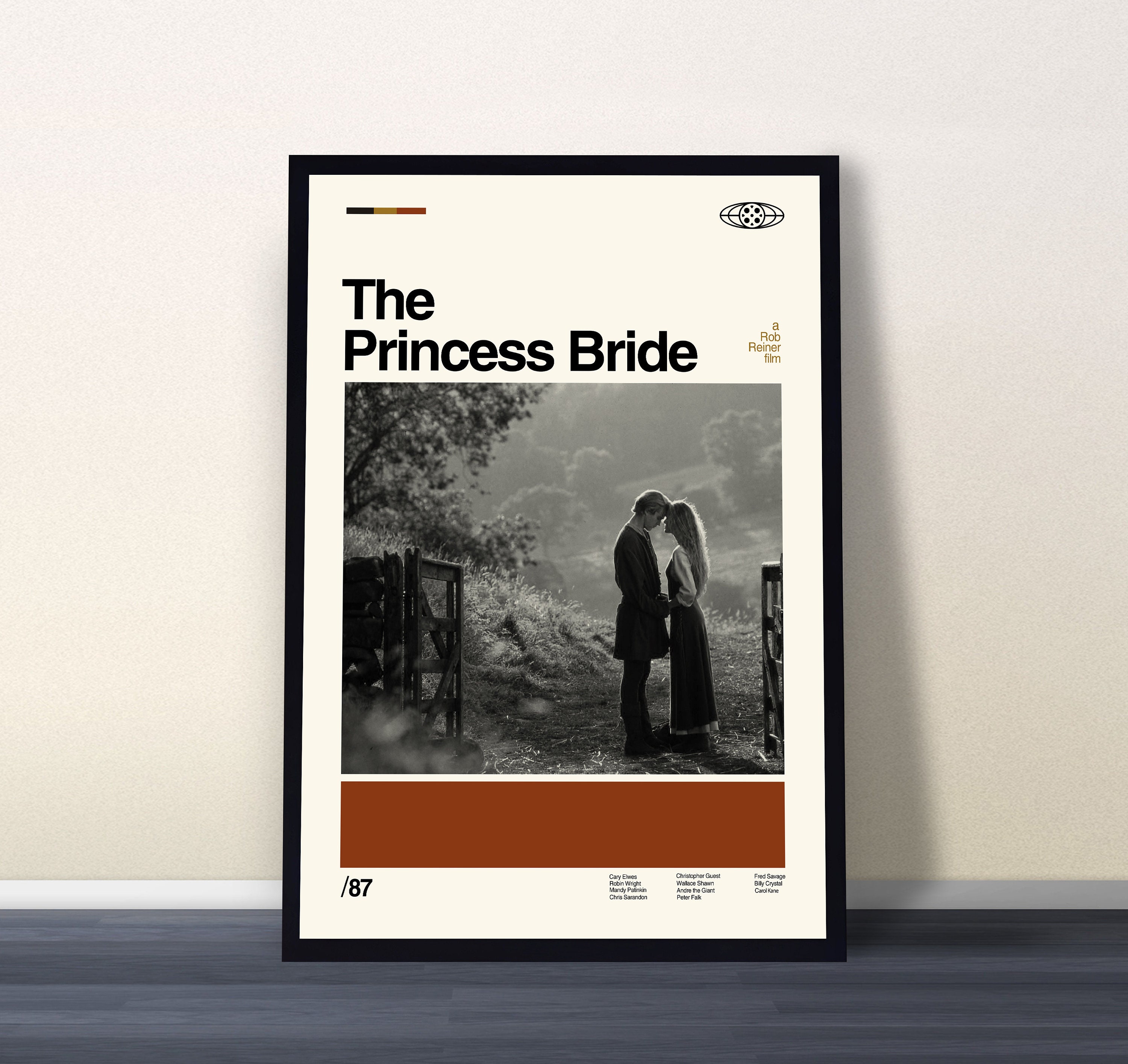 The Princess Bride Movie Poster, Midcentury Art, Retro Movie Poster ...