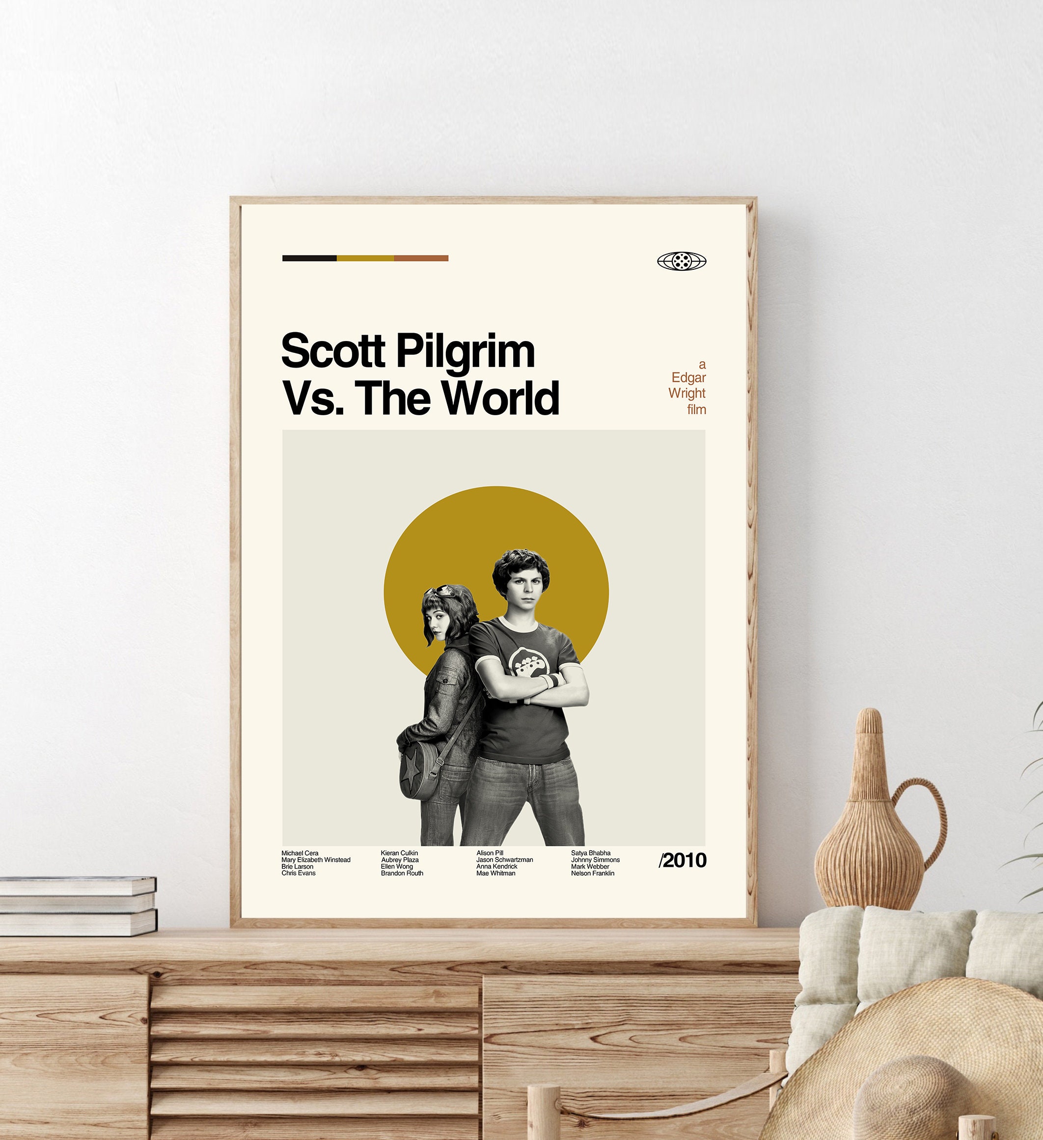 Scott Pilgrim Vs. the World Poster, Midcentury Poster, Movie Poster ...