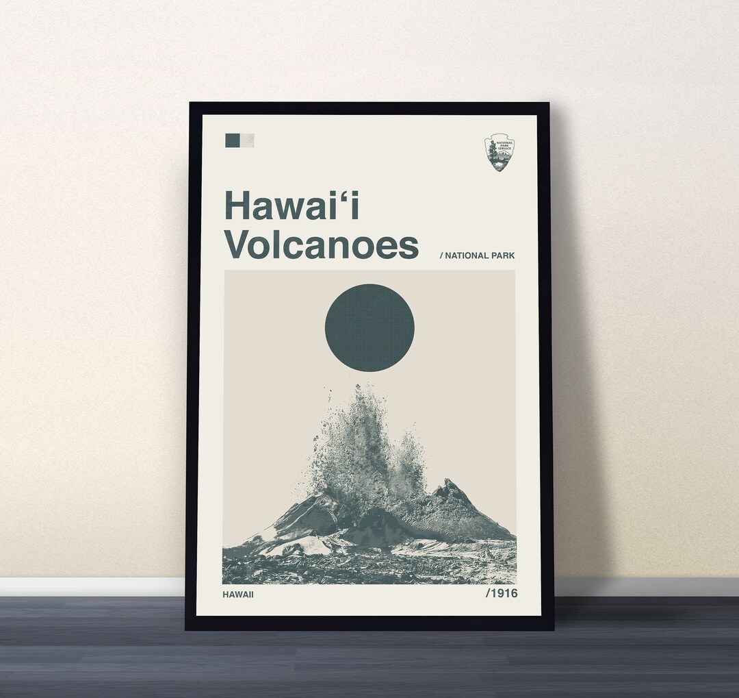 Hawaiʻi Volcanoes Poster Great Sand Dunes Art Colorado - Etsy