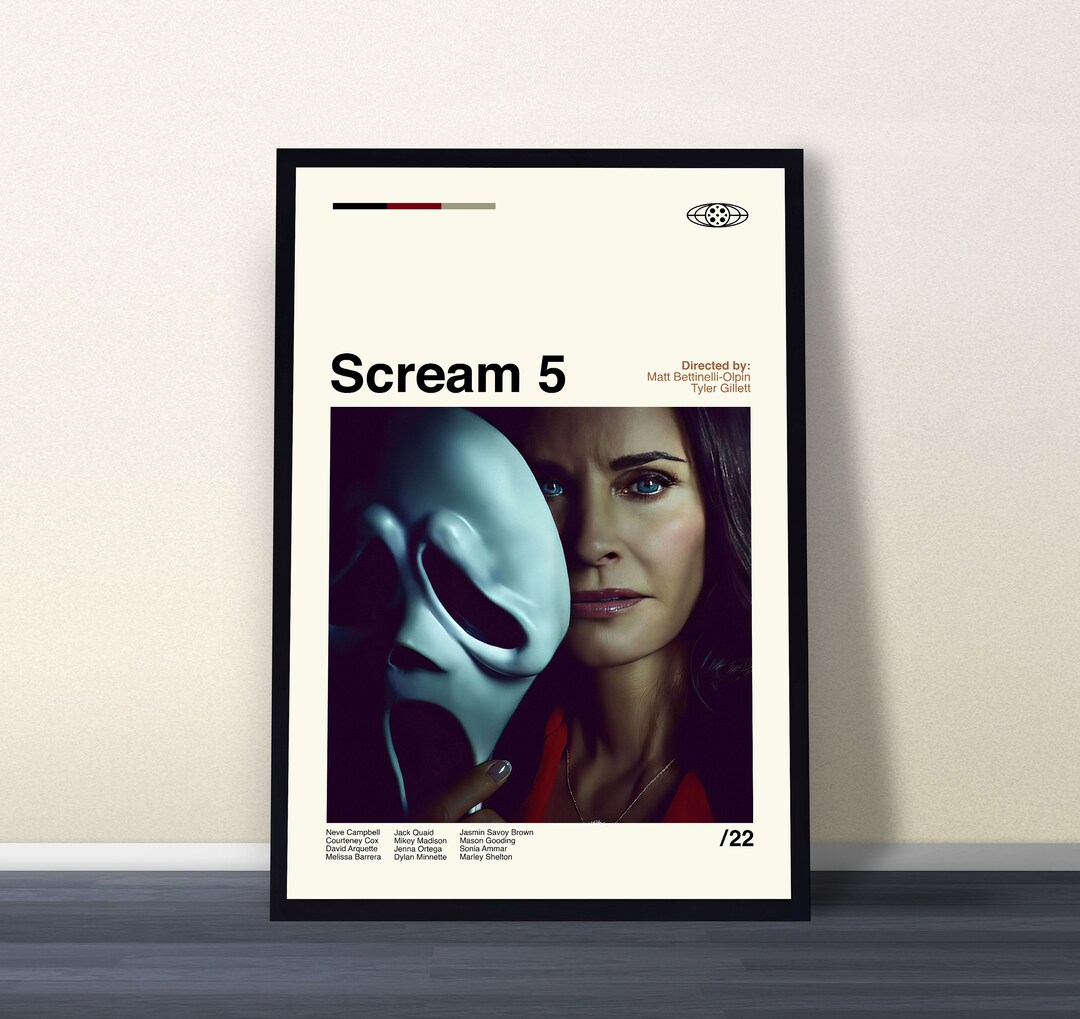Scream Movie Poster, Scream Print, Tv Series Poster, Home Decor, Wall ...