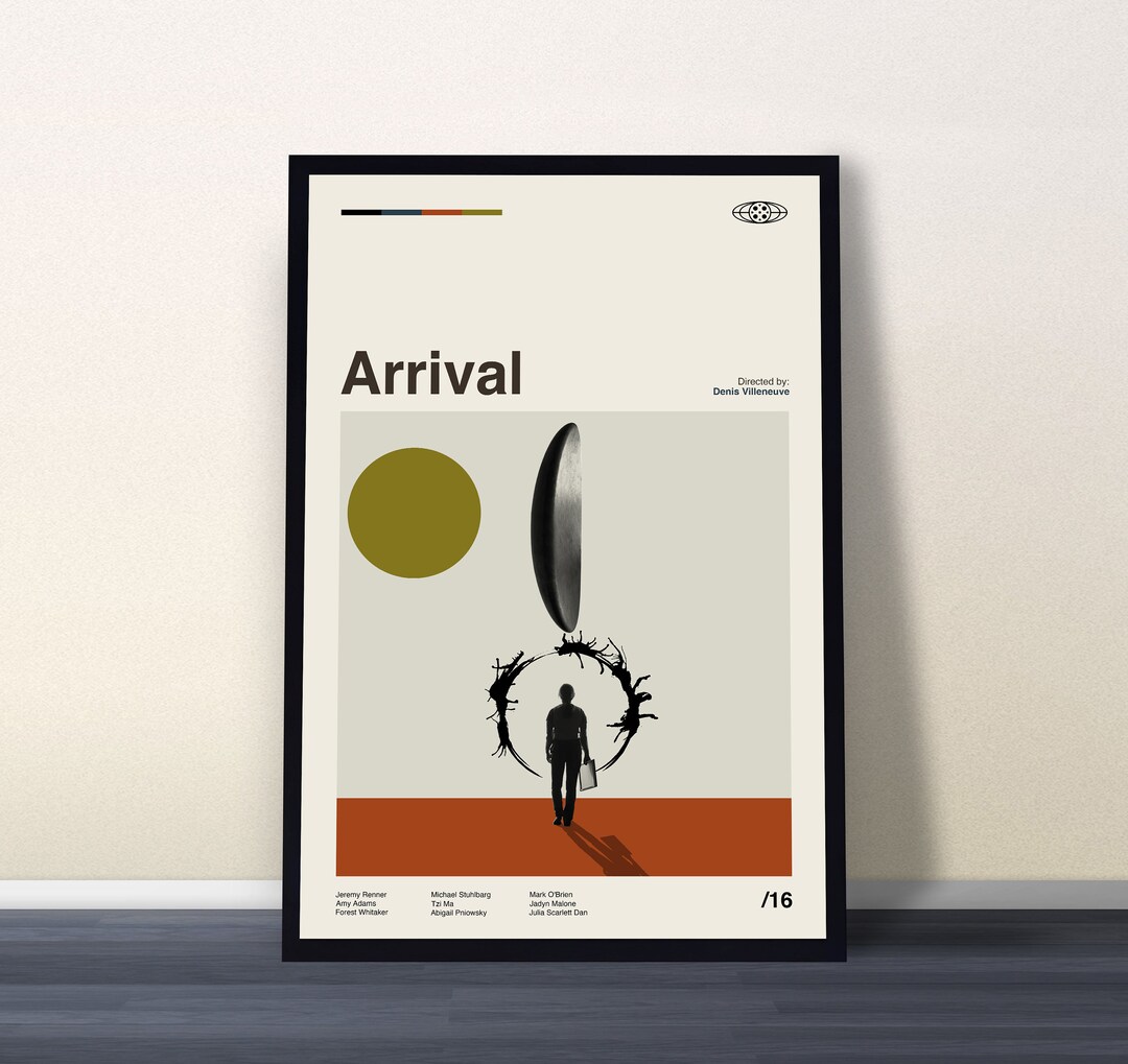 Arrival Poster, Arrival Movie Poster, Denis Villeneuve, Minimalist Art ...
