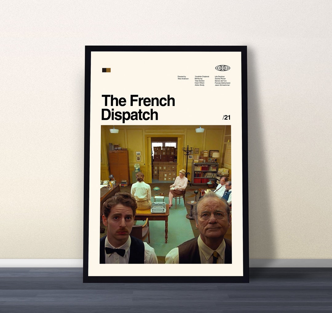 The French Dispatch Movie Poster, the French Dispatch Vintage, Vintage ...