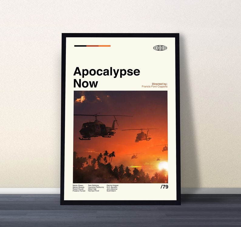 Apocalypse Now Poster, Apocalypse Now Print, Retro Movie Poster, Room ...