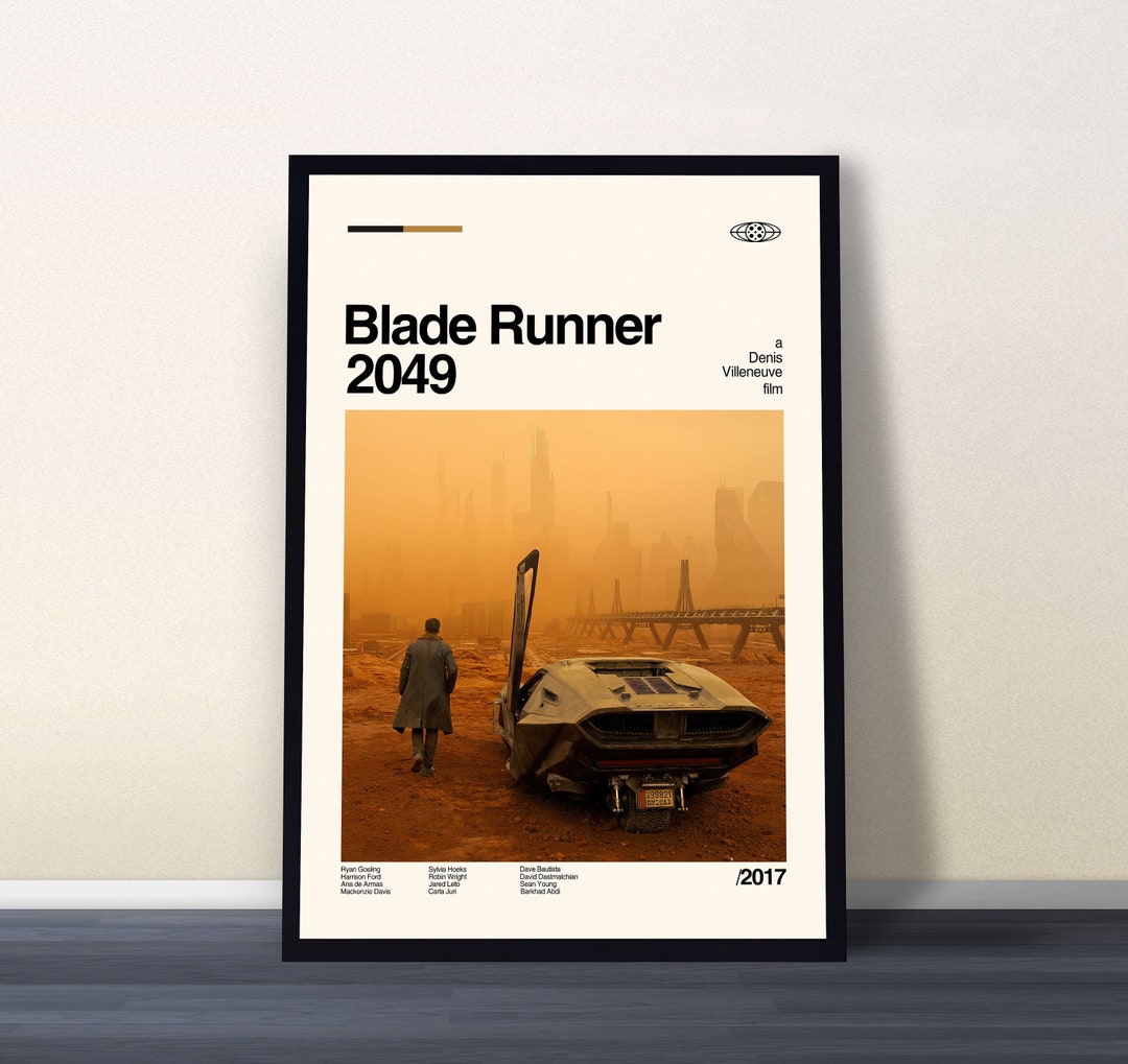 Blade Runner Poster, Blade Runner Print, Movie Poster, Minimalist ...