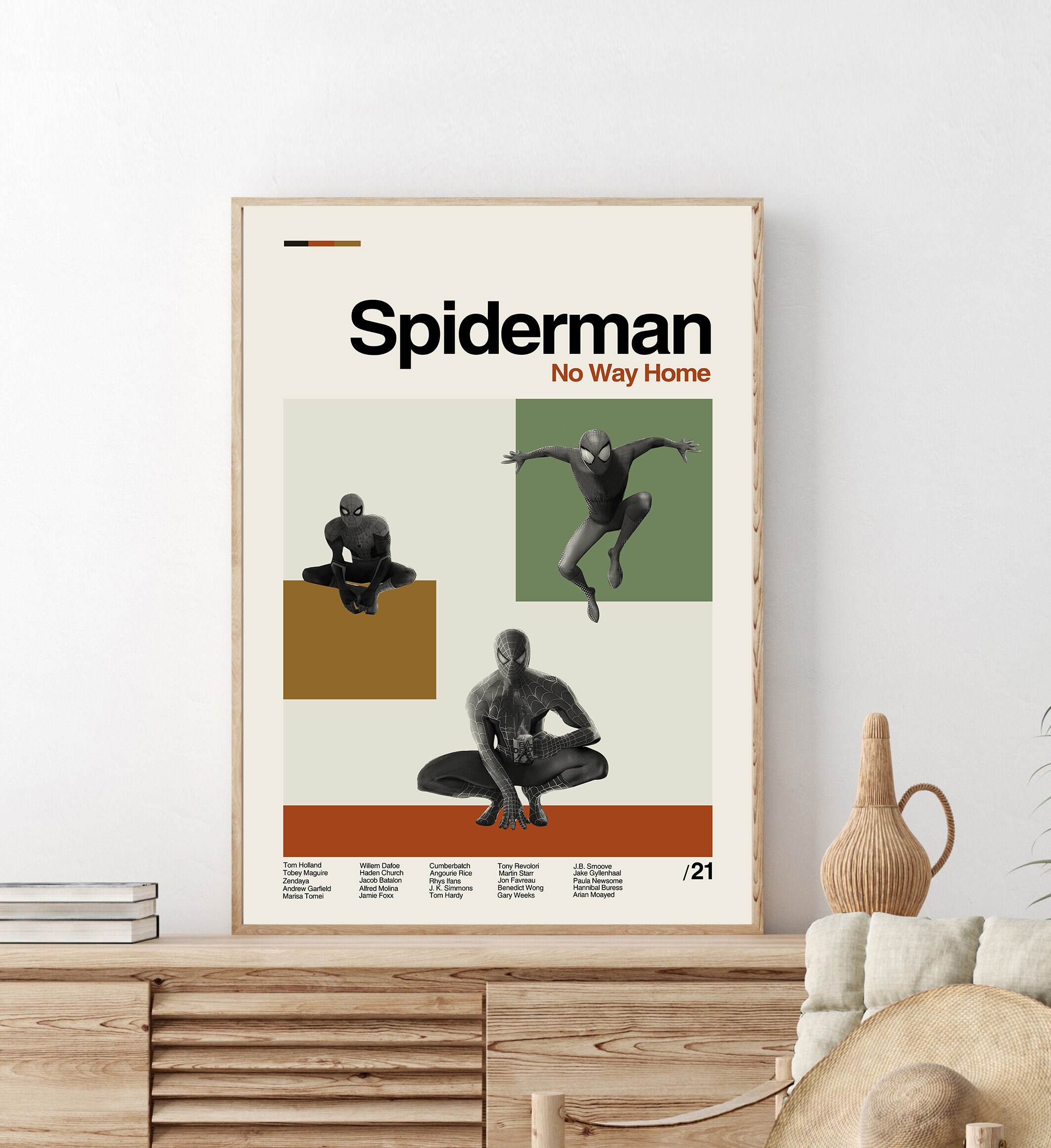 Spider Man No Way Home Poster, Spiderman Poster, Marvel, Minimalist ...
