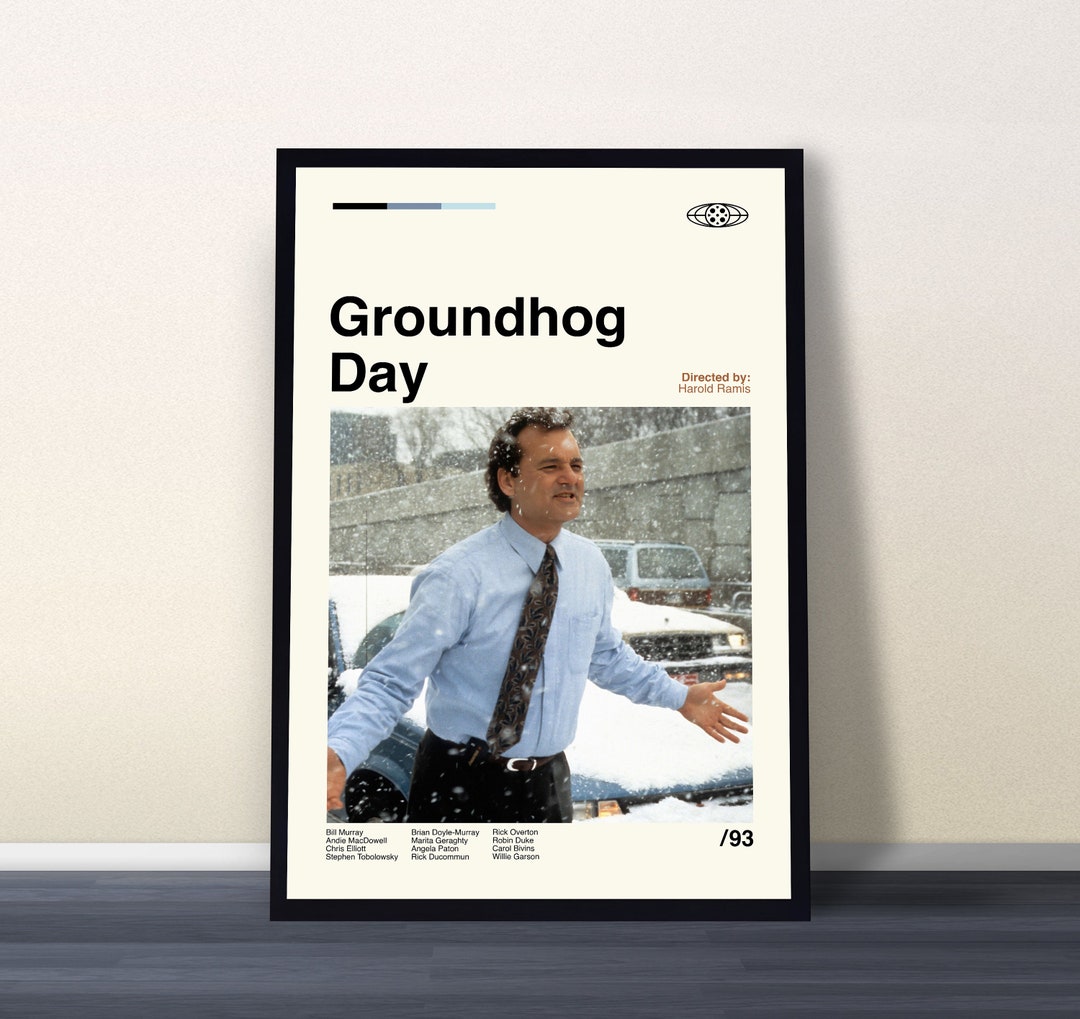Groundhog Day Poster, Groundhog Day Print, Wall Art, Groundhog Day ...
