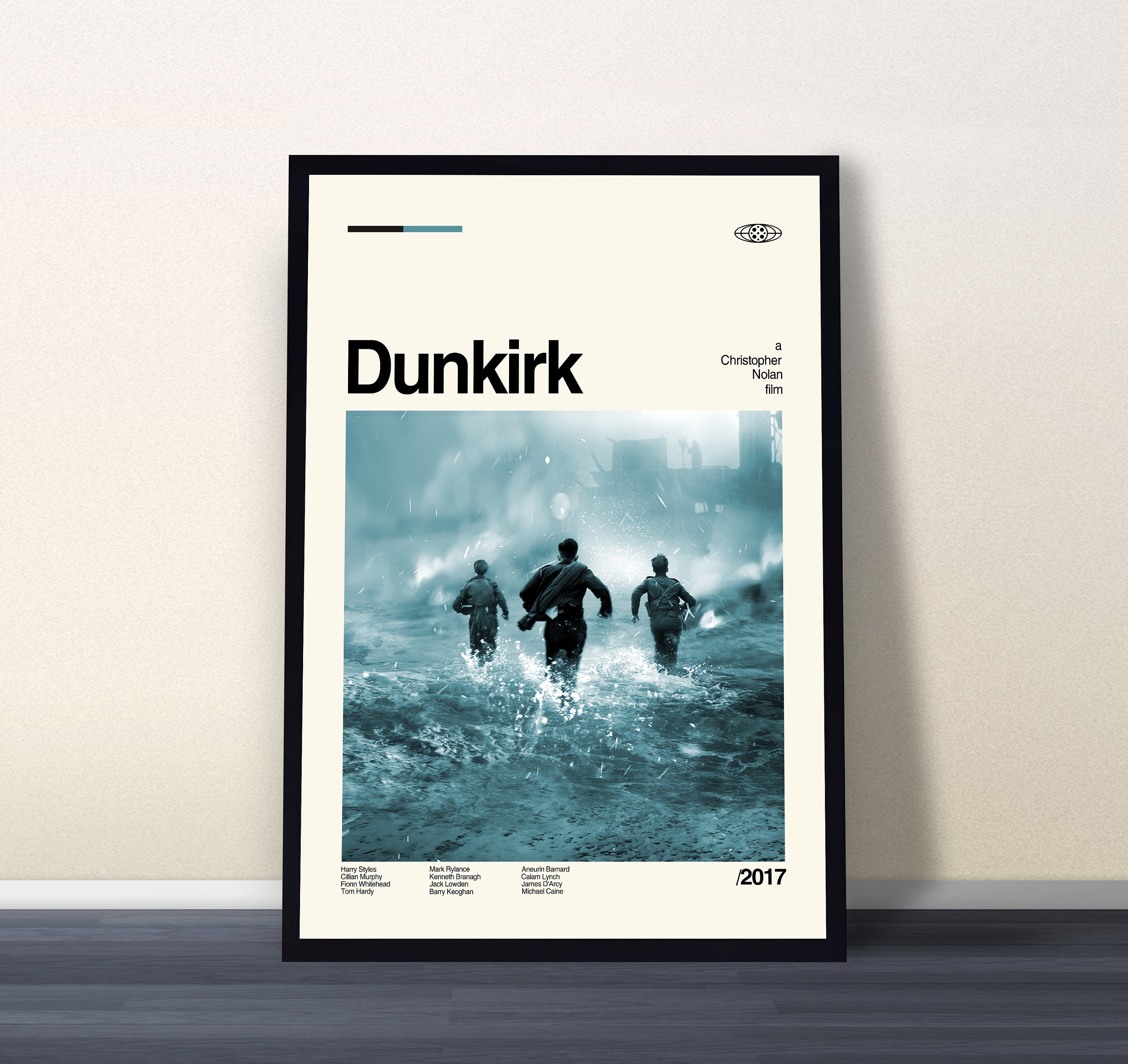 Dunkirk Movie Poster, Dunkirk Print, Midcentury Art, Minimalist Art ...