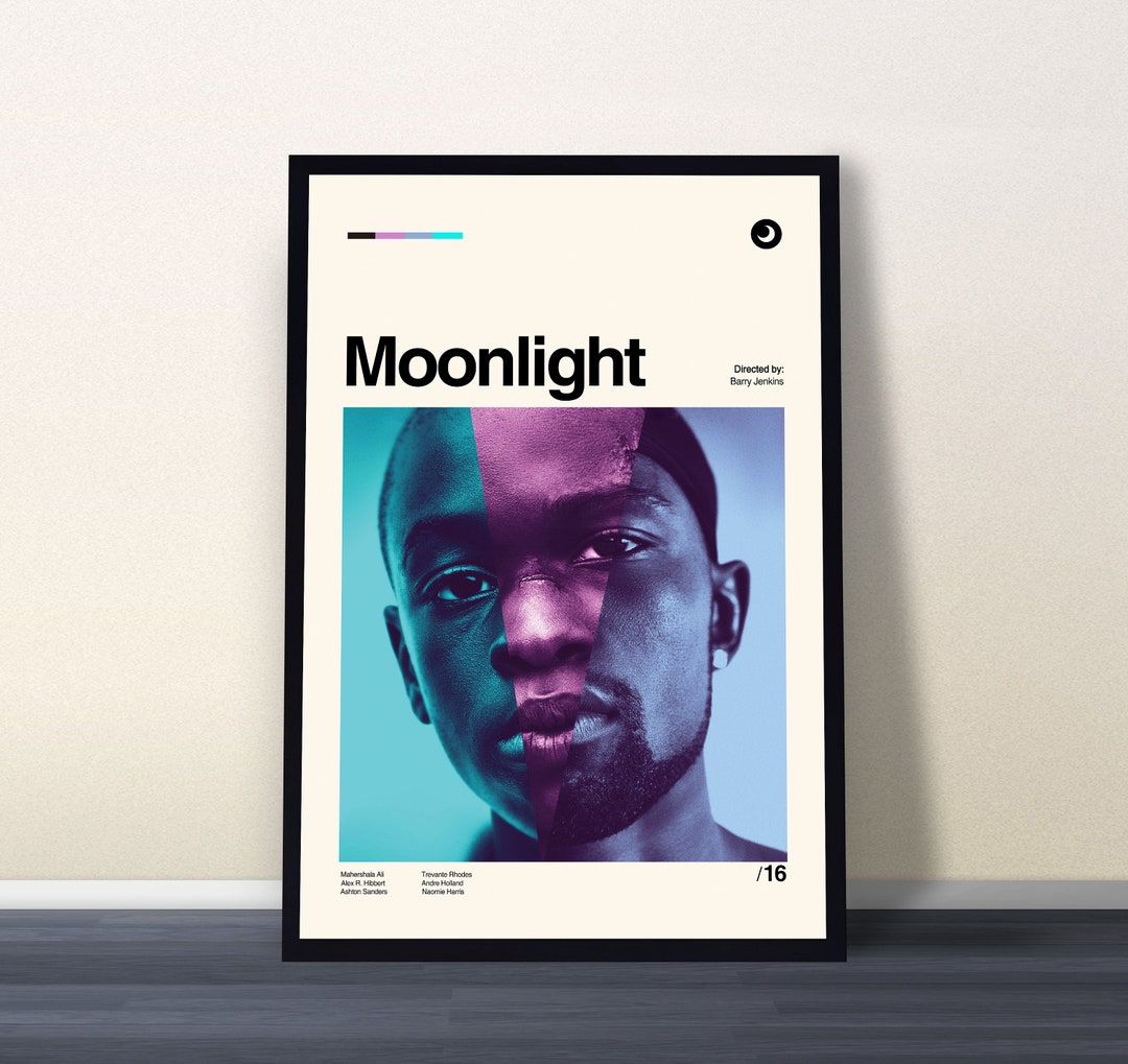 Moonlight Poster, Moonlight Print, Wall Art, Moonlight Movie Poster ...