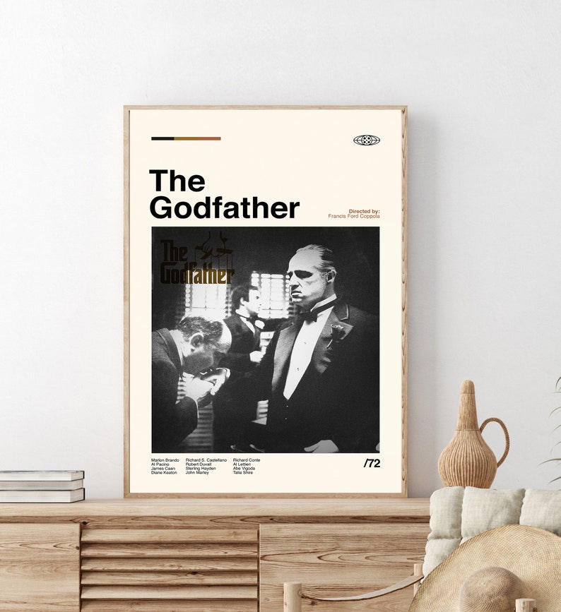 The Godfather Poster the Godfather Movie Album Cover Poster - Etsy