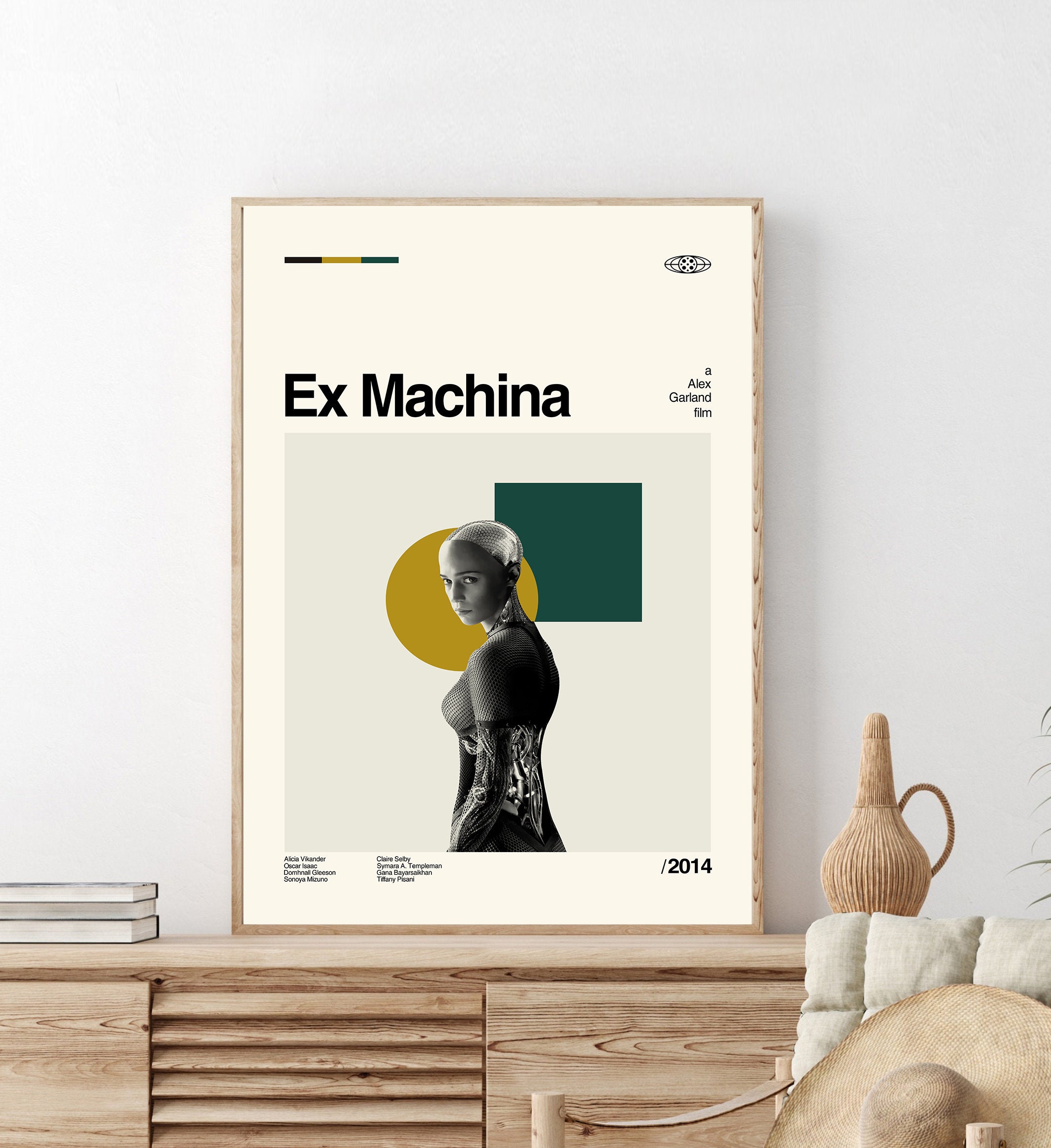 EX Machina Poster, EX Machina Movie Poster, Retro Movie Poster, Vintage ...