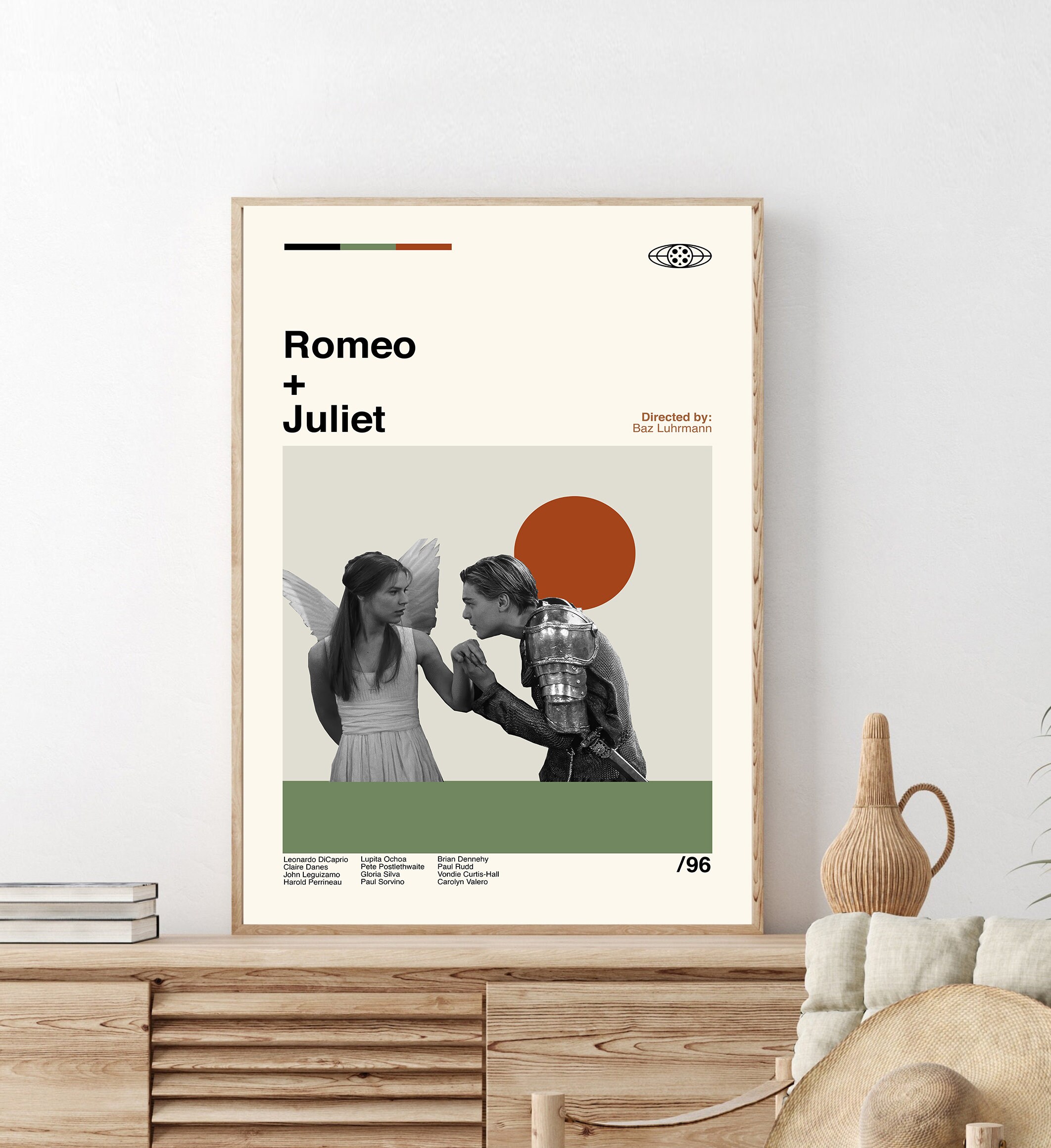 Romeo Juliet Poster Romeo Juliet Modern Minimalist Movie - Etsy