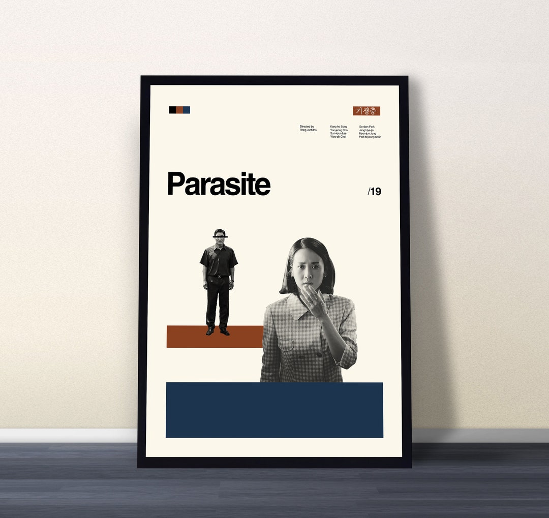 Parasite Poster Parasite Movie Parasite Retro Minimalist - Etsy