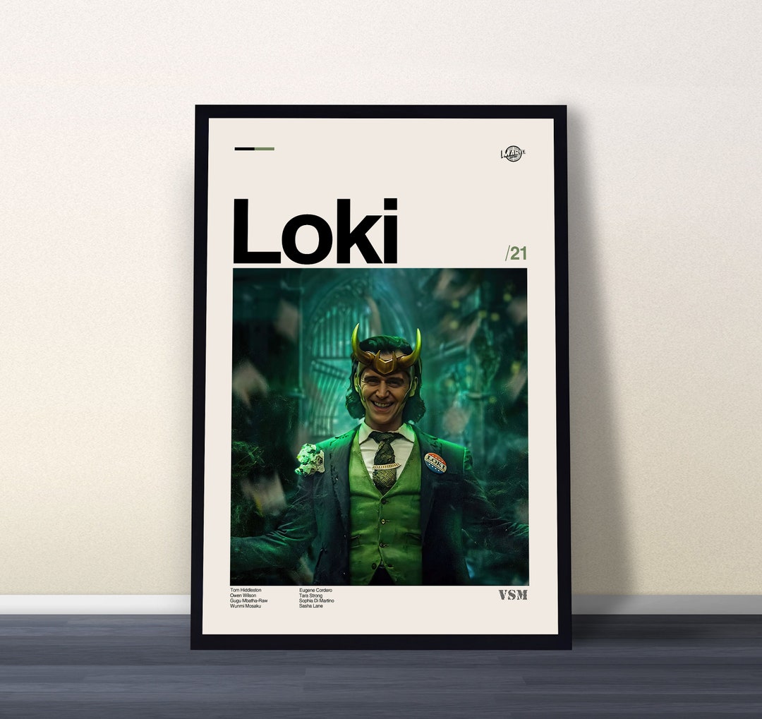 Loki Movie Poster, Loki Print, High Quality, Wall Art, Room Decor, Loki ...