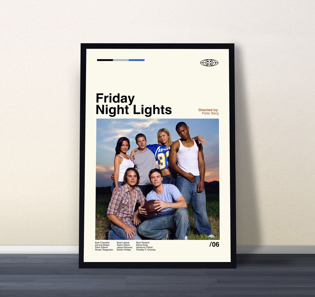 Friday Night Lights Movie Poster, Friday Night Lights Print, Tv Show ...