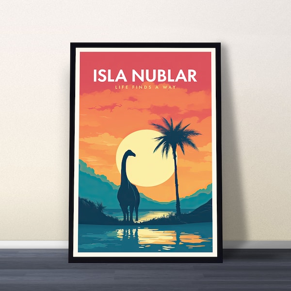 Isla Nublar Etsy