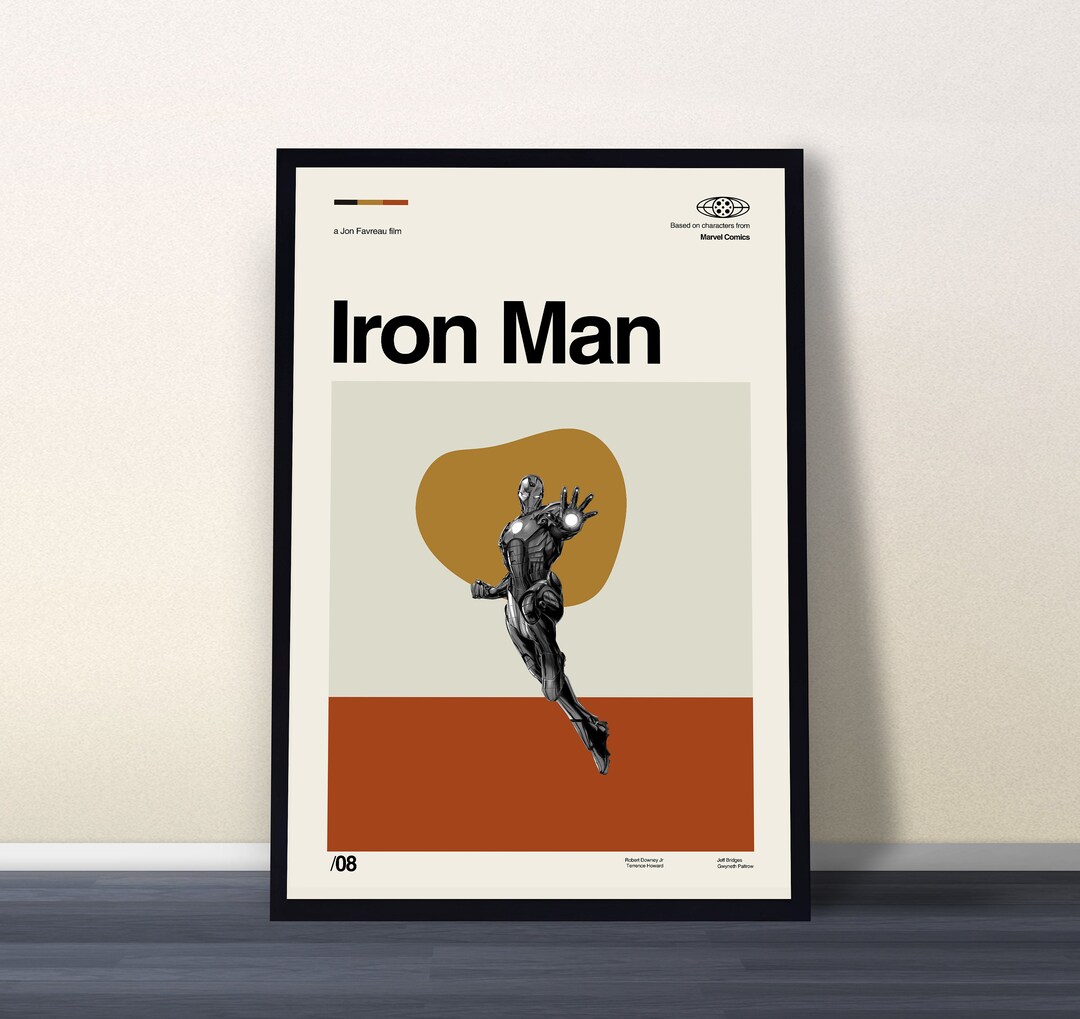 Iron Man Movie Iron Man Poster Minimalist Movie Poster - Etsy