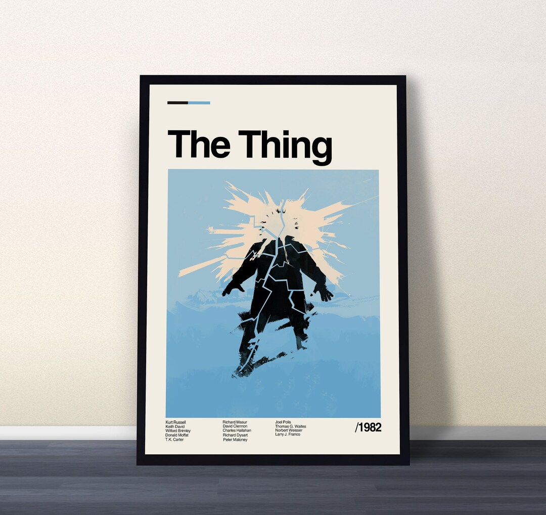 The Thing Poster, the Thing Movie Poster, Minimalist Movie Poster ...