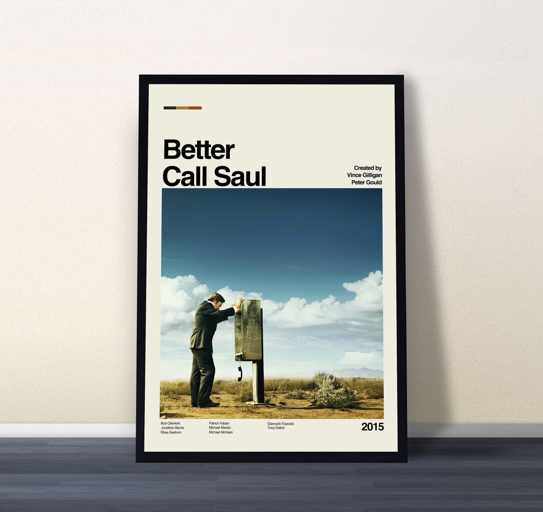 Better Call Saul Poster, Better Call Saul Print, Minimalist Movie ...