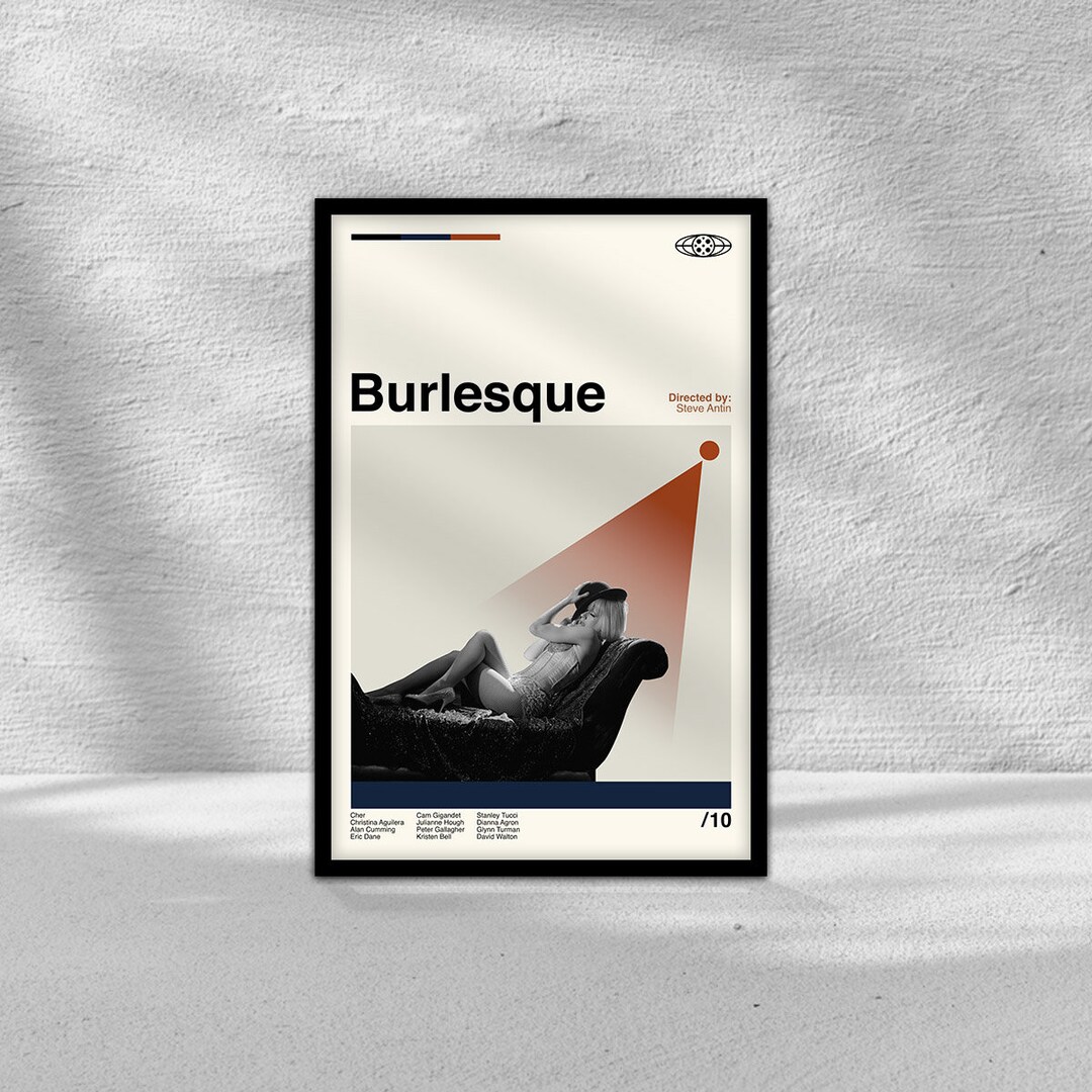 Burlesque Poster Burlesque Print Minimalist Movie Poster - Etsy