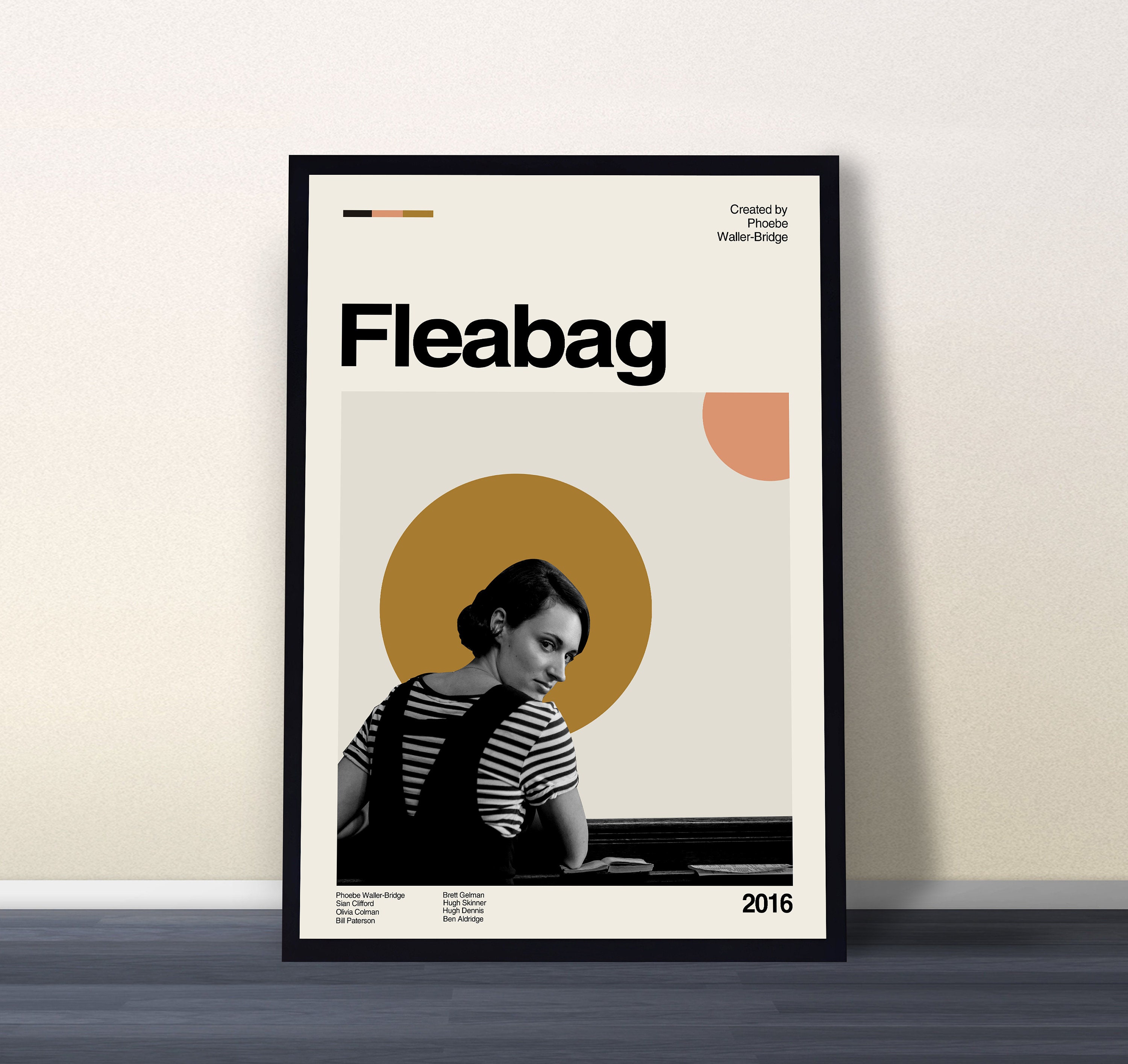 Fleabag Movie Poster, Vintage Poster, Minimalist Art, Midcentury Art ...