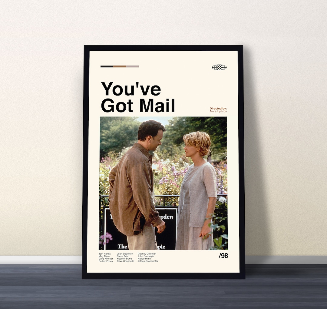 You've Got Mail Poster, You've Got Mail Print, Retro Movie Poster ...