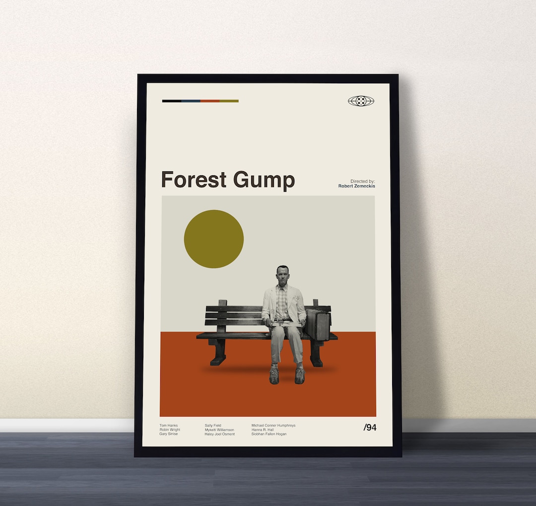 Forrest Gump Poster, Forrest Gump Print, Robert Zemeckis, Movie Poster ...