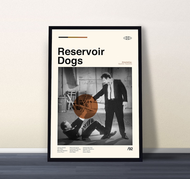 Reservoir Dogs Poster Reservoir Dogs Movie Poster Retro - Etsy