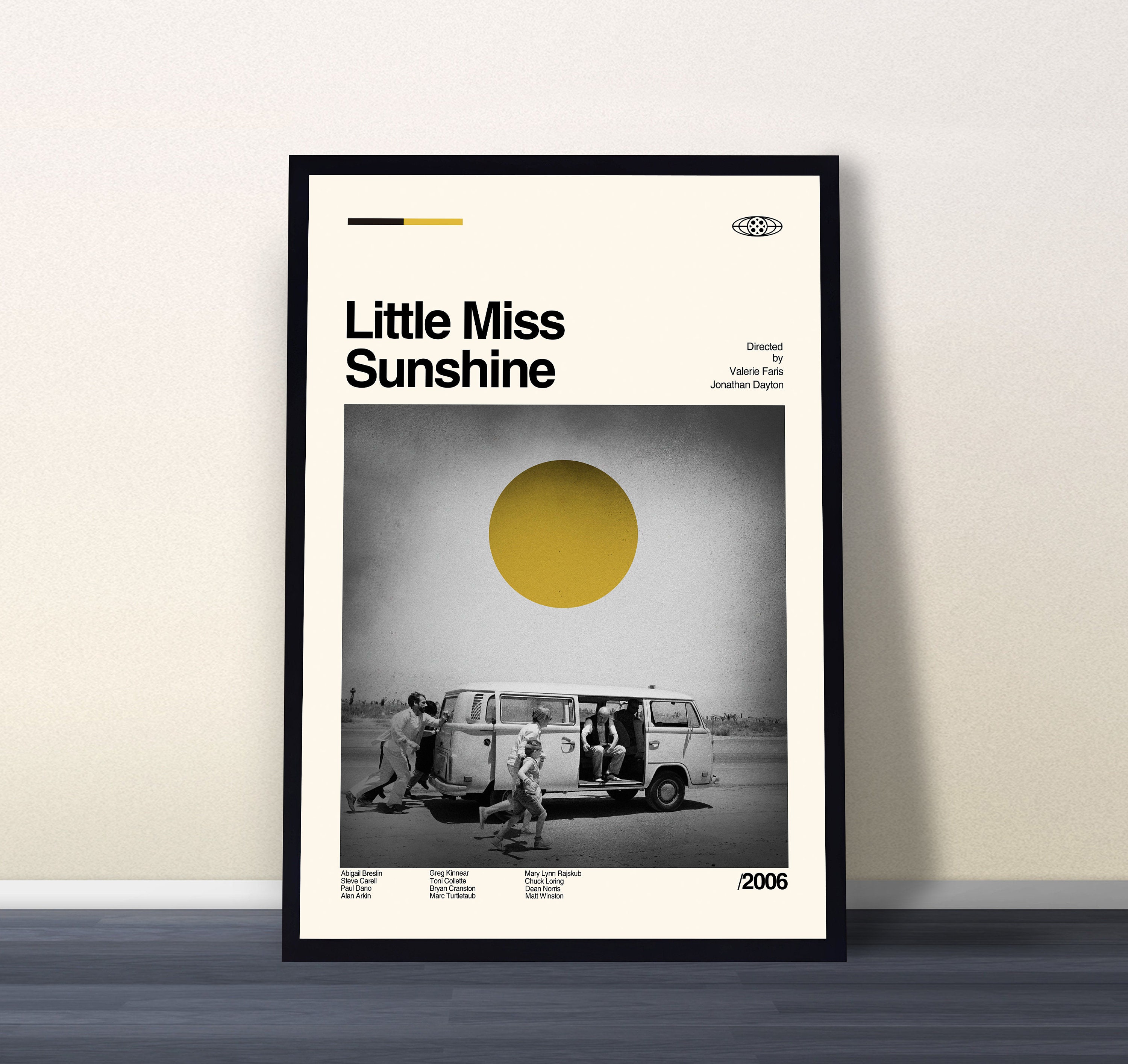 Little Miss Sunshine Poster, Movie Poster, Midcentury Art, Minimalist ...