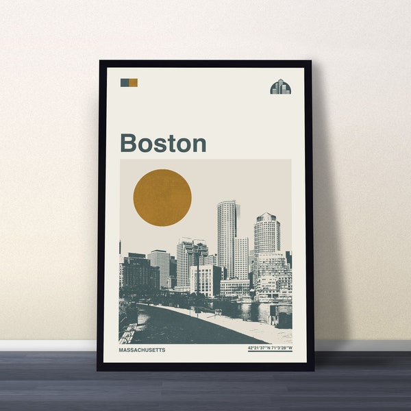 Boston Wall Art - Etsy