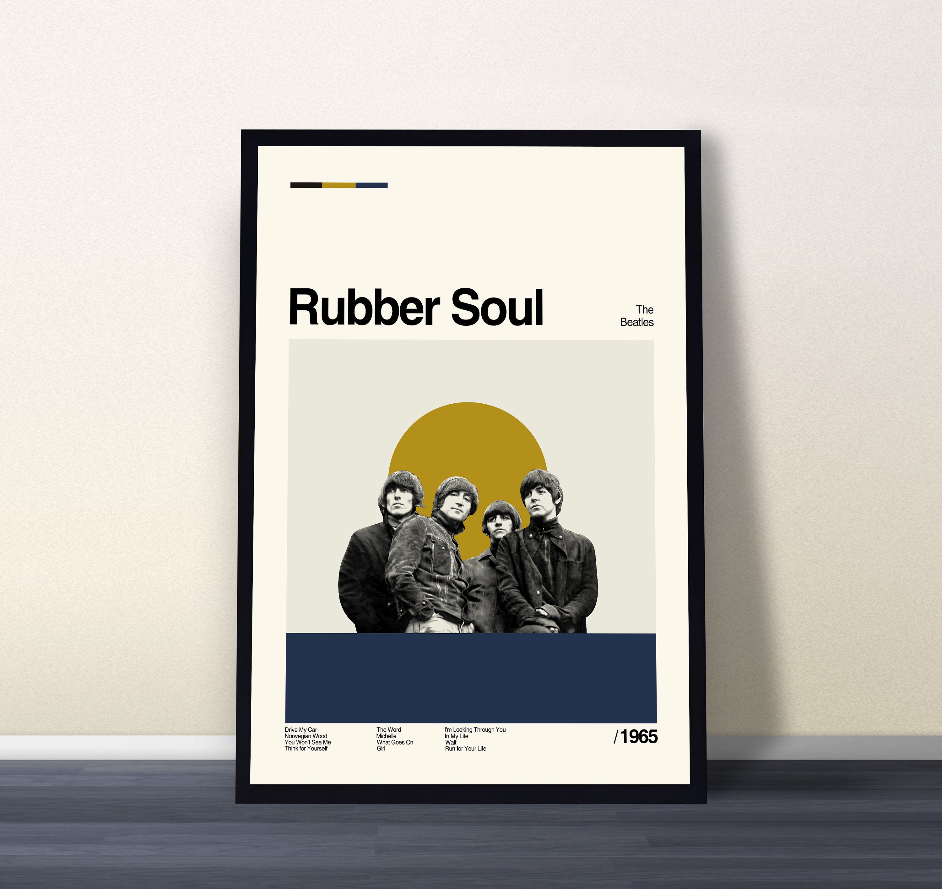 Rubber Soul Poster, Rubber Soul Movie, Minimalist Movie Poster, Retro ...