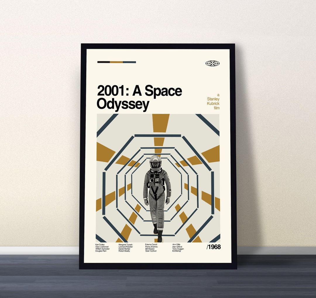 2001 A Space Odyssey Poster, Stanley Kubrick Film, 2001 A Space Odyssey ...