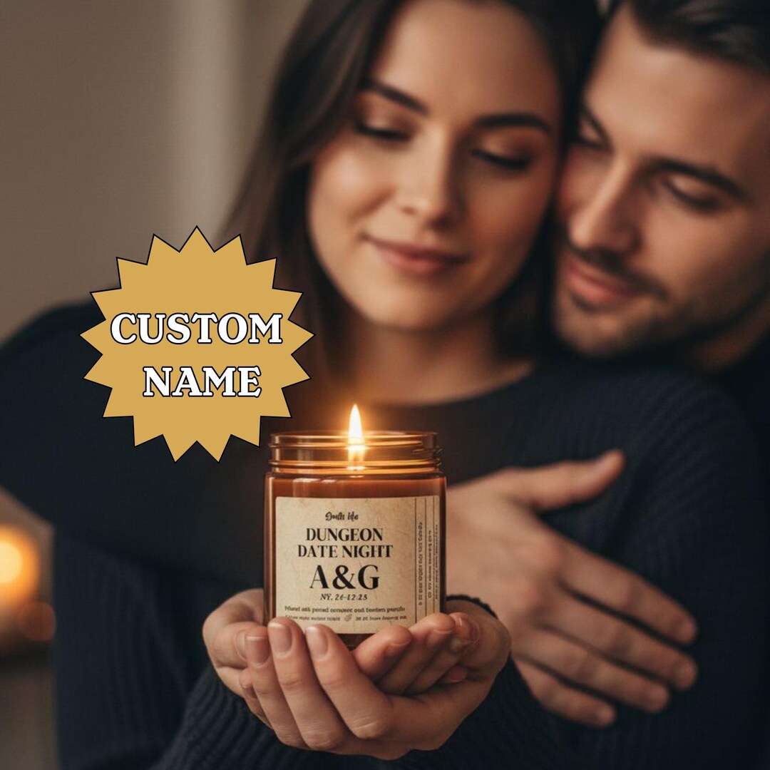 Dnd Couple Candle Gift, Dungeon Master Present, Gamer Gift for Dnd ...
