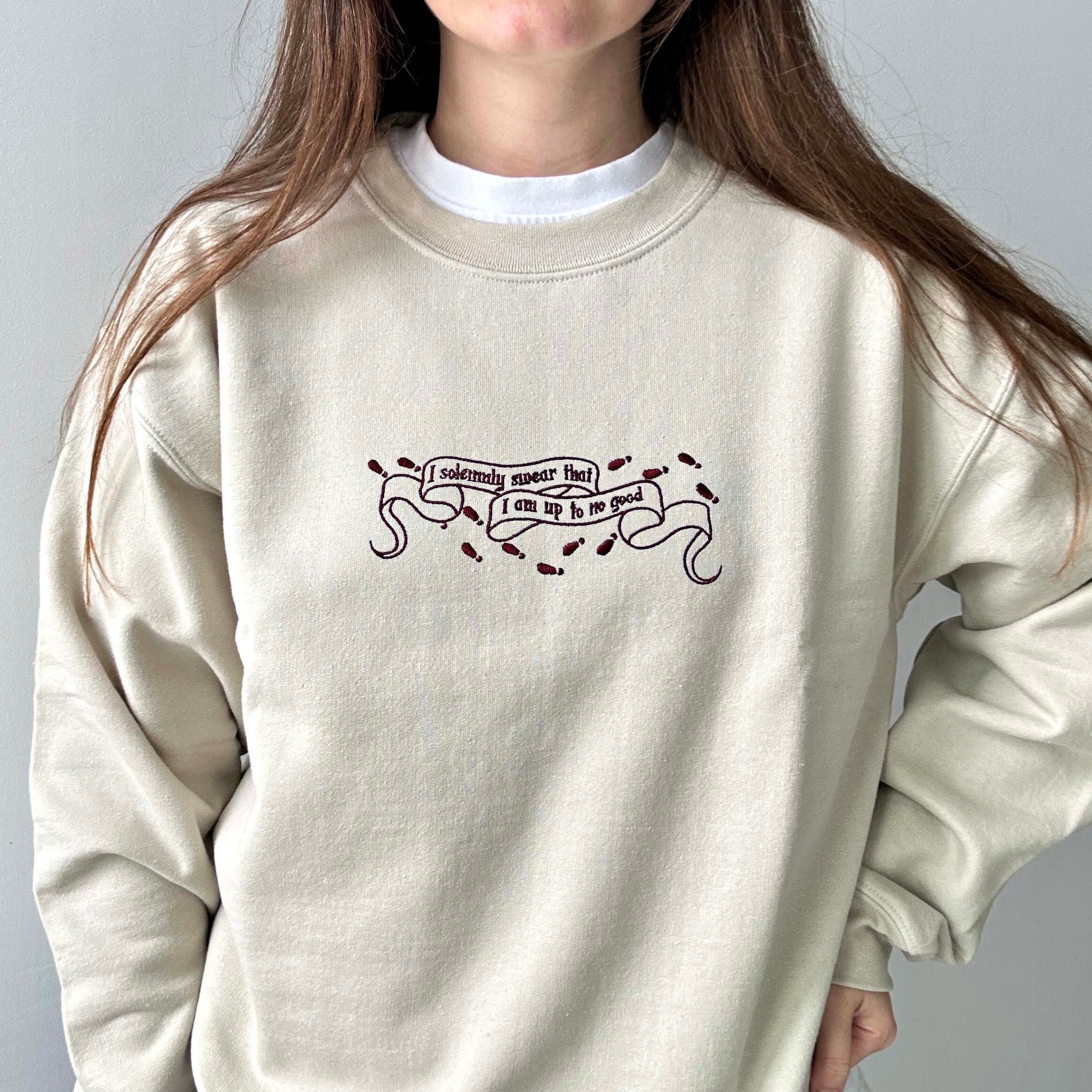 Custom Embroidered Sweatshirt, Custom Embroidered Shirt, Book ...