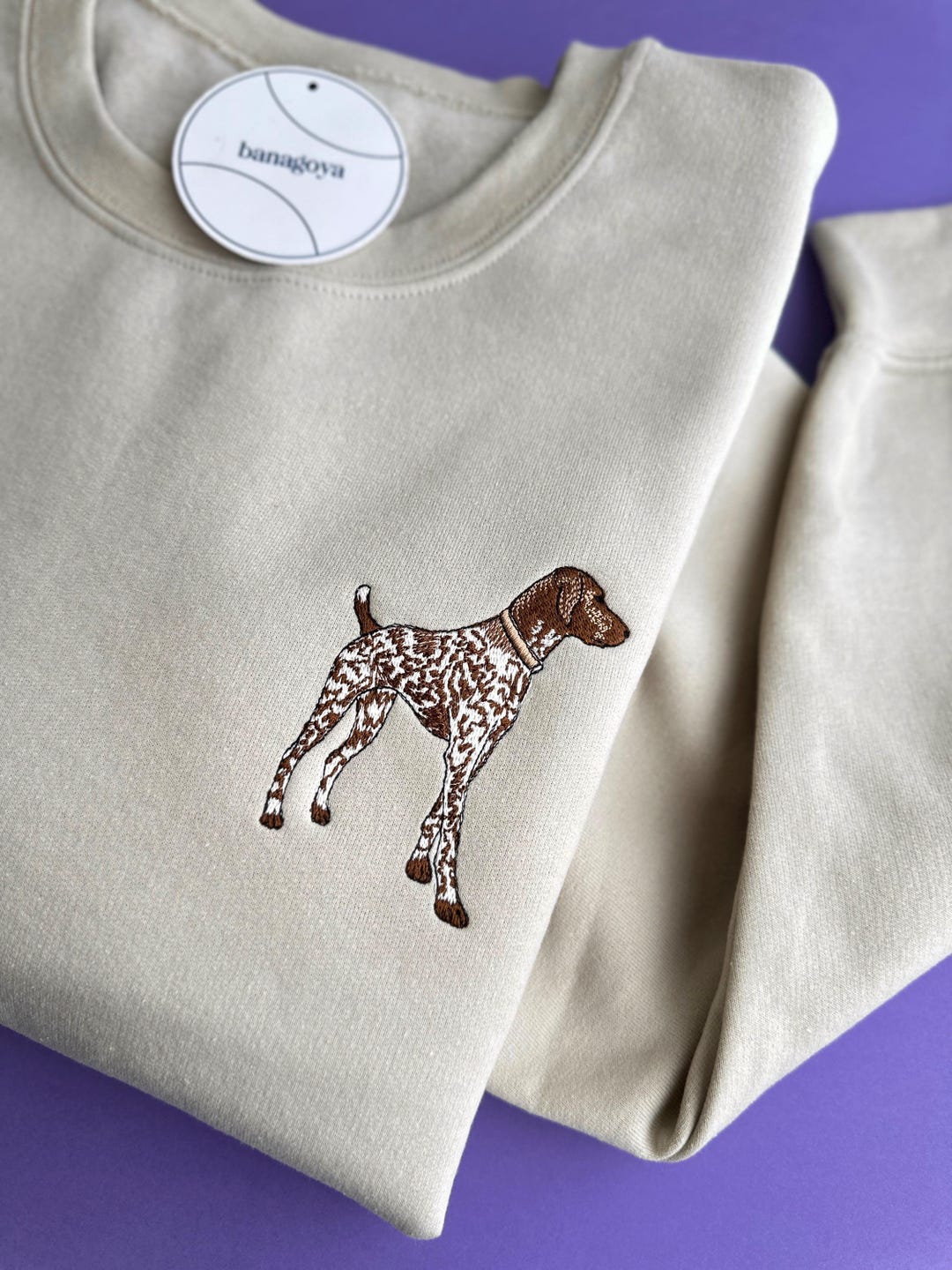 Embroidered German Shorthaired Pointer Sweatshirt, Hunting Dog ...