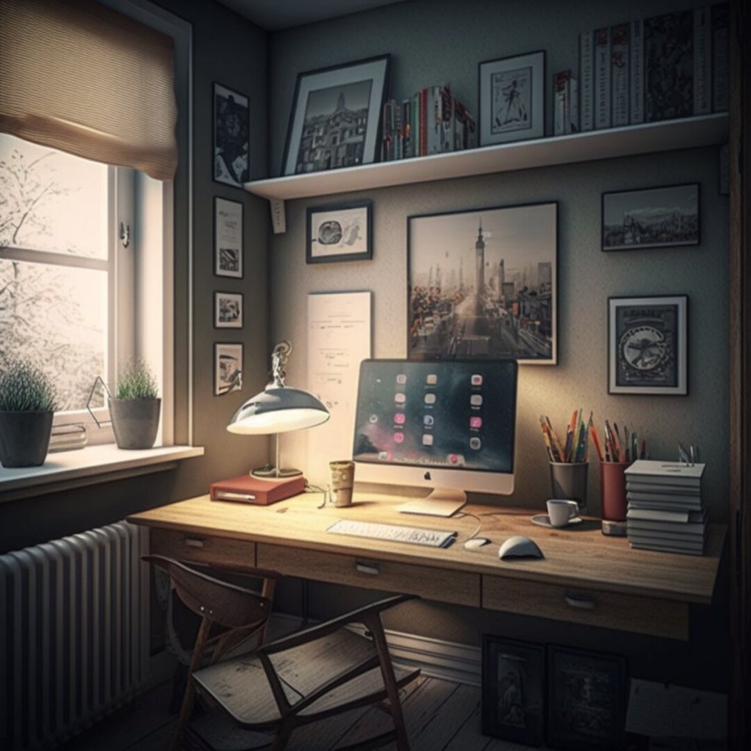 Office Backdrop Meeting Background teams Zoom Google - Etsy