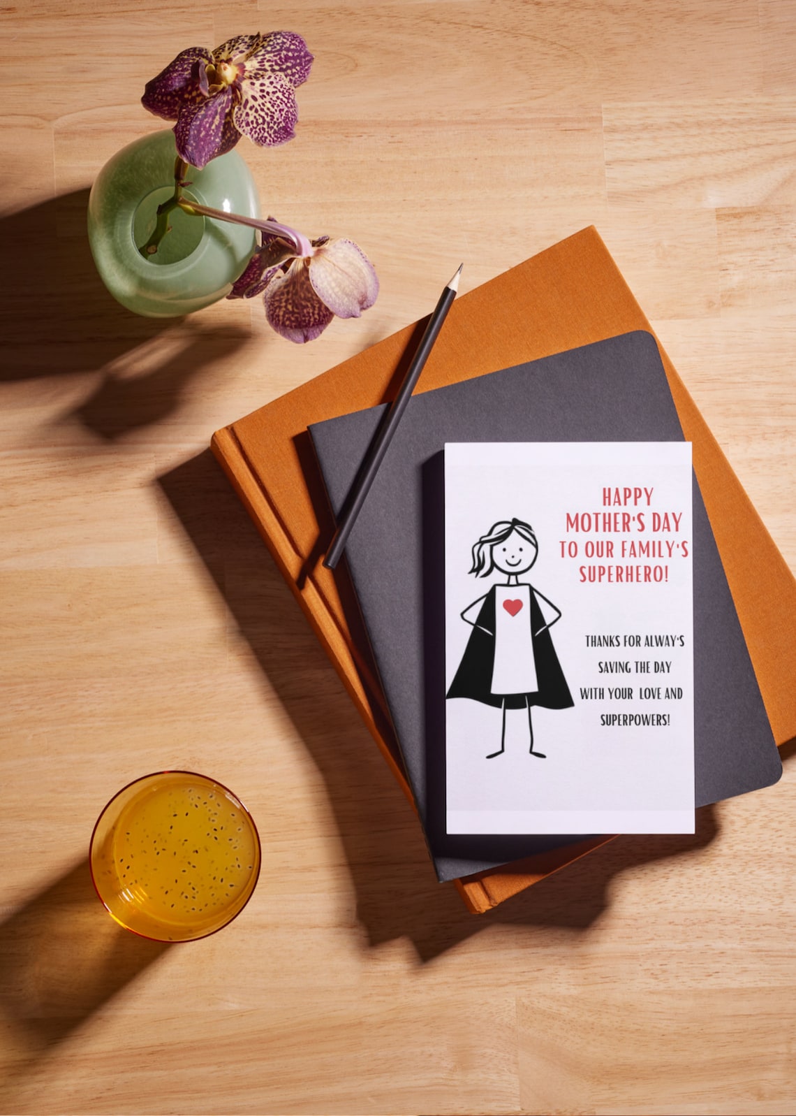 Happy Mother's Day Card, Happy Mother's Day, Mother Superhero, Sunday ...