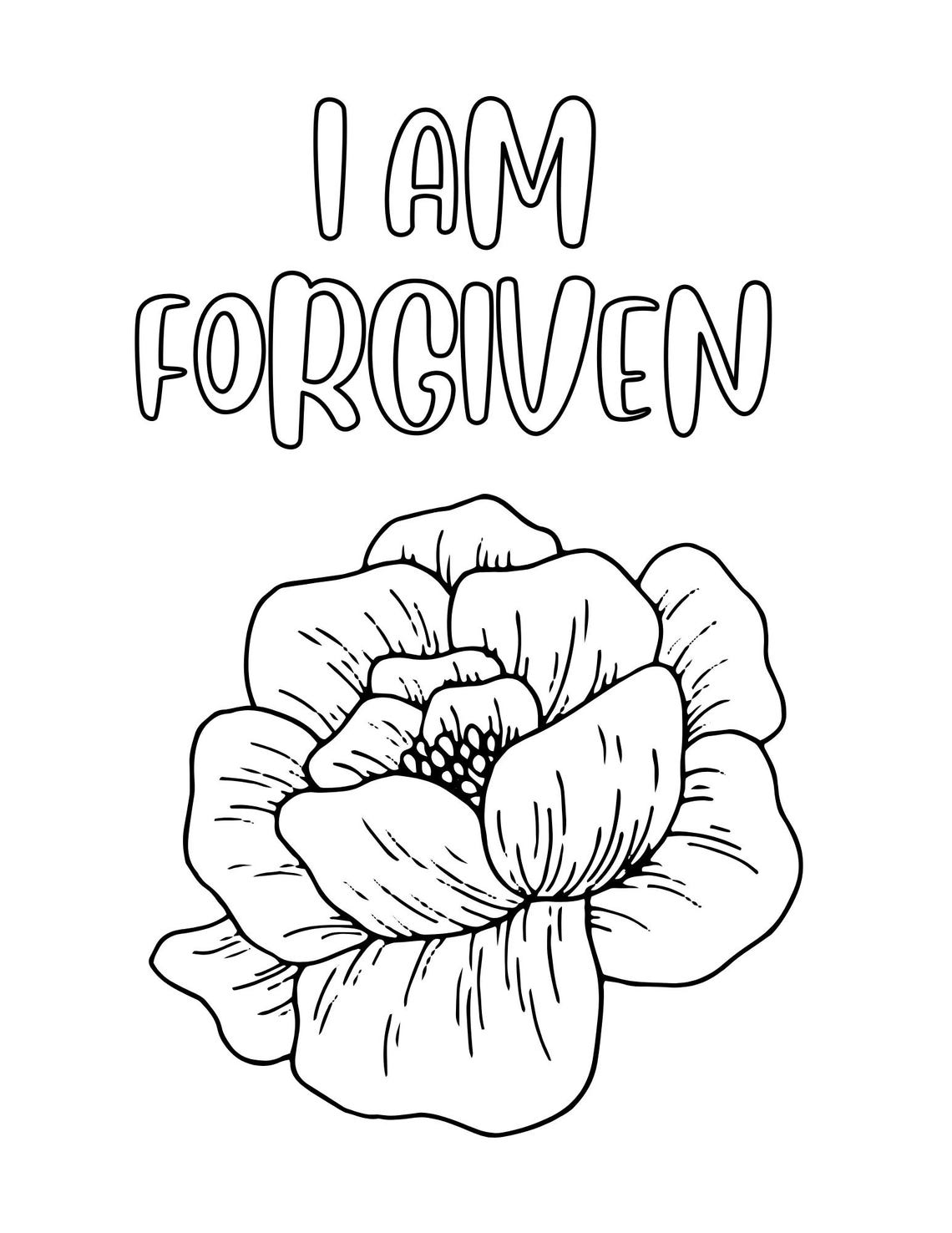 Biblically Based Affirmation Coloring Pages (15 Pages) - Etsy