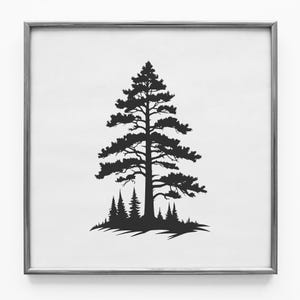 40 Cedar Tree SVG Bundle, Woodland Forest Collection of Cedrus ...