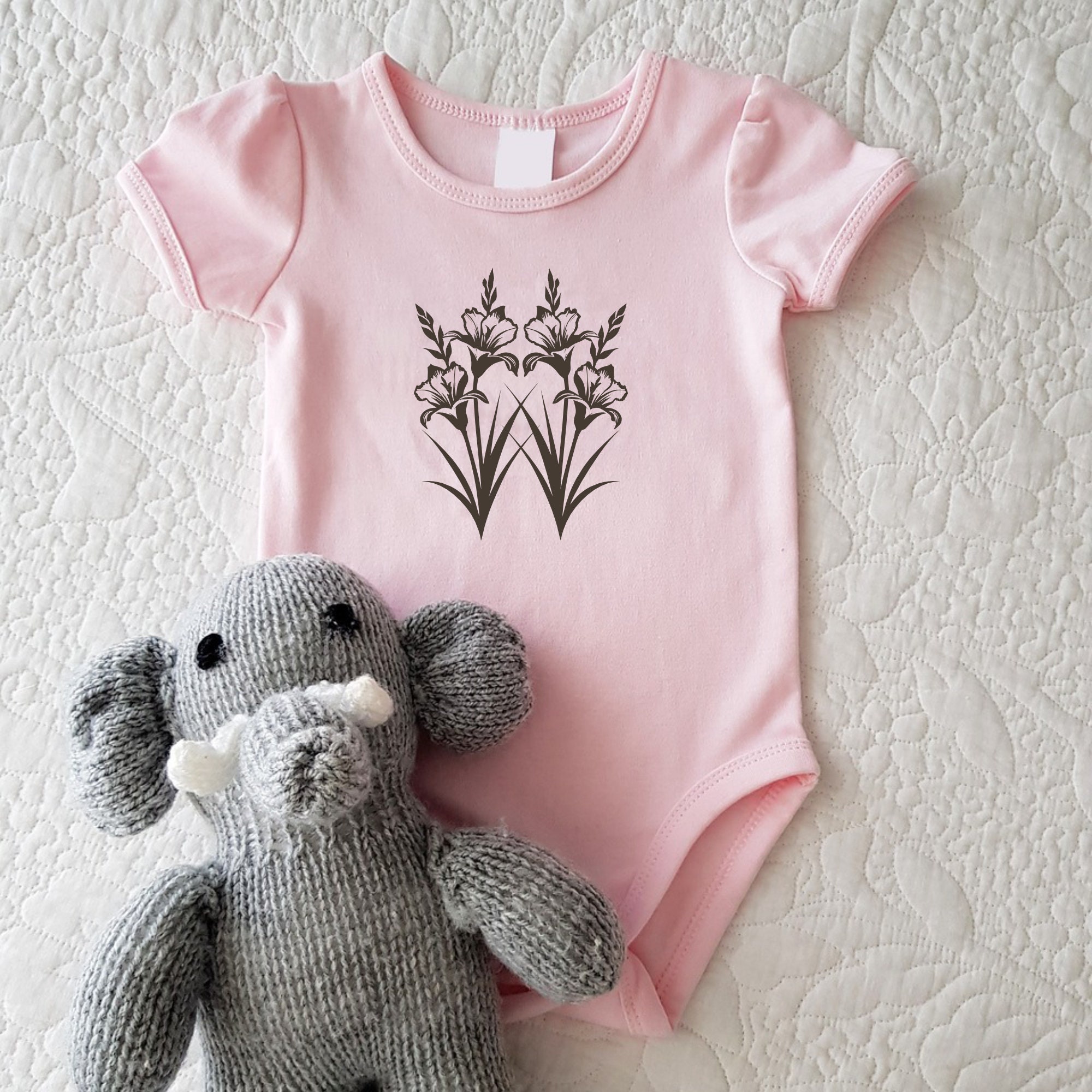 Gladiolus SVG Bundle, Gladiolus Birth Flower SVG, Gladioli Bouquet ...