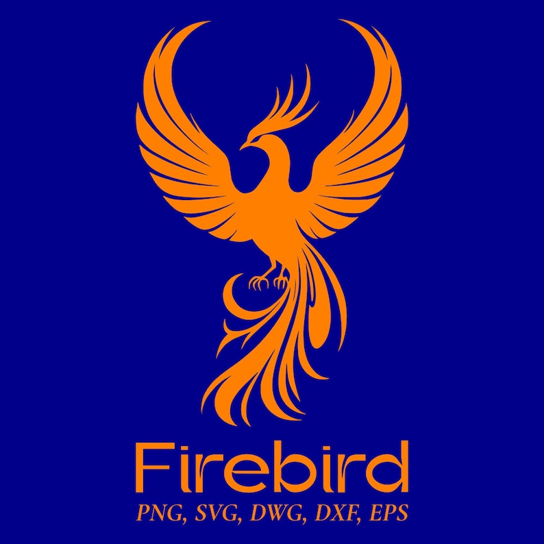Magic Phoenix SVG PNG Logo, Firebird Cut File Cricut, Silhouette for ...