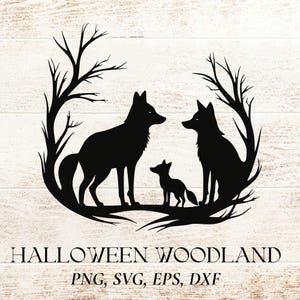 Halloween Magic SVG Bundle: Spooky Forest Friends Clipart (16 Files ...