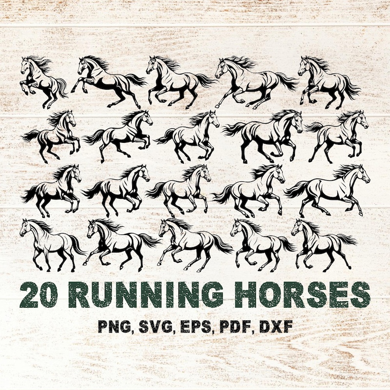 Horse Decals Small - Etsy