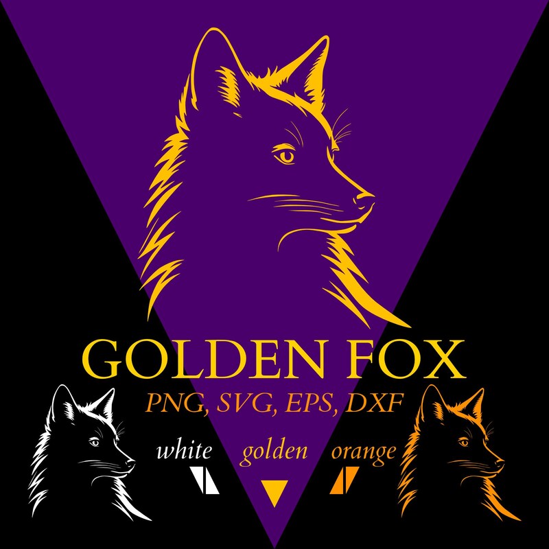 White Fox Logo Svg - Etsy
