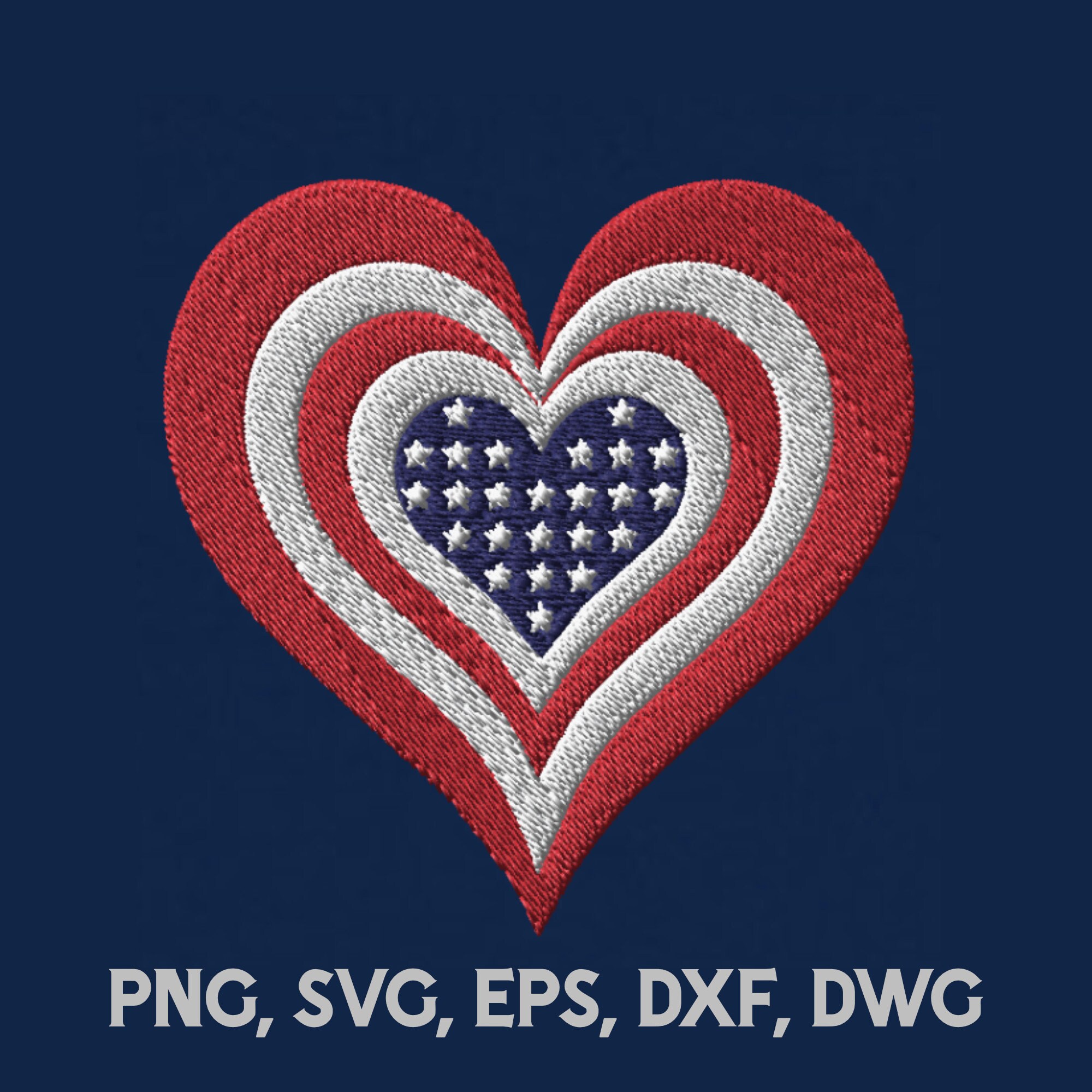 Patriotism SVG Bundle Digital, Multilayered SVG American Flag Heart ...