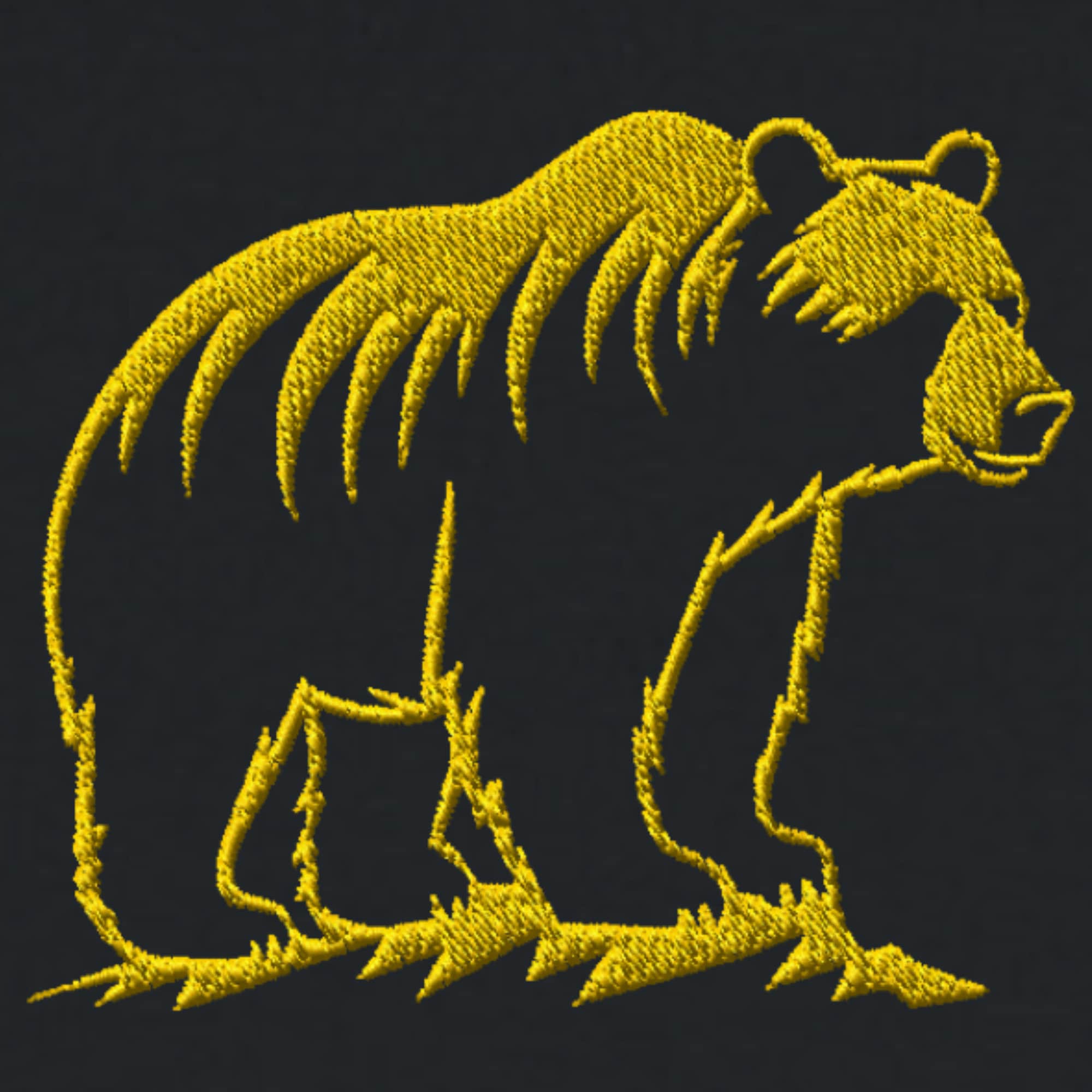 Golden Bear Logo Design, Bold Mascot for Strong Branding, Symbol ...