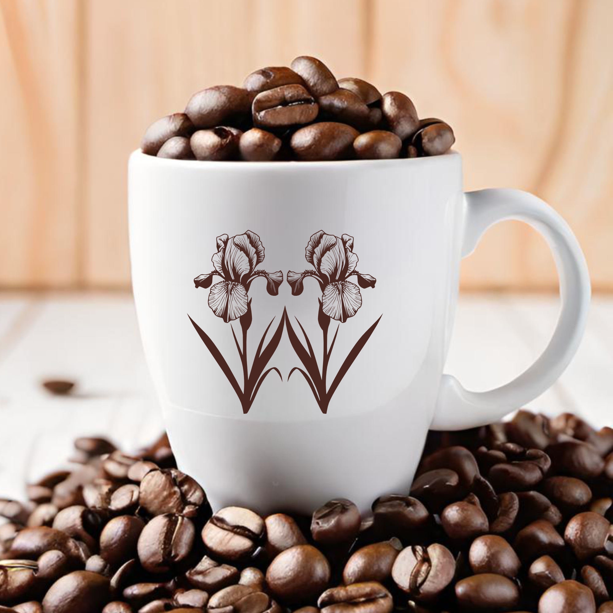 Iris Flower SVG Bundle, 40 Cut File Cricut Silhouette, Siberian Iris ...