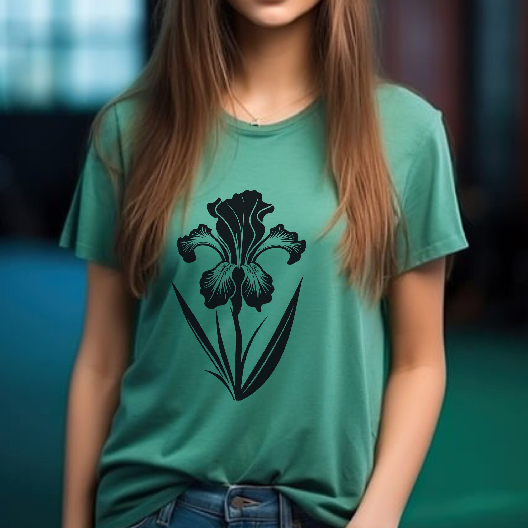 Iris Flower SVG Bundle, 40 Cut File Cricut Silhouette, Siberian Iris ...